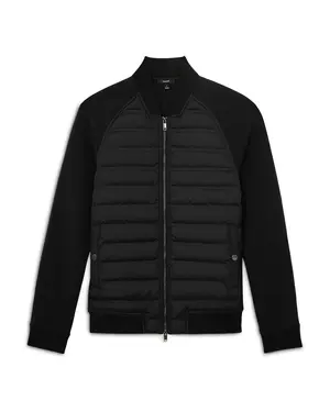 REISS Rami Quilted Bomber Jacket