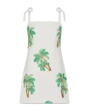 MILLY Ceri Embellished Mini Dress