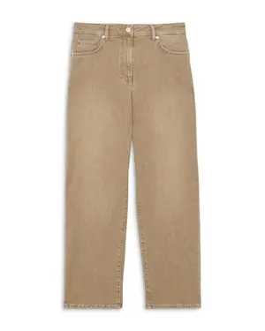 REISS Selin High Rise Straight Leg Jeans