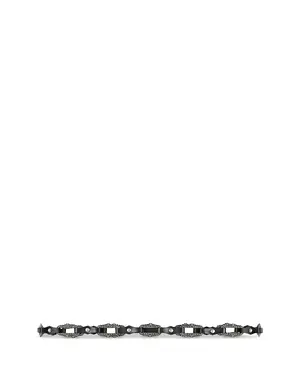 Ba&sh Baptiste Linked Leather Belt - Black