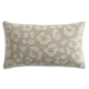 Dkny Faux Cashmere Decorative Pillow, 14 X 30 - Leopard