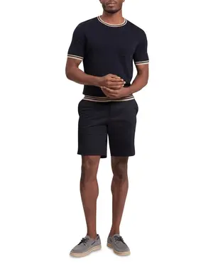 Ted Baker London Melop Short Sleeve Linen Blend Tee