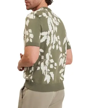 Ted Baker London Alddat Leaf Print Crewneck T-shirt