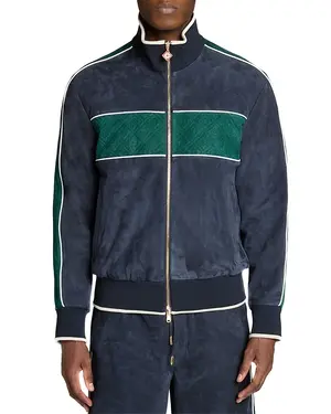 Casablanca Stand Collar Bold Stripe Track Jacket