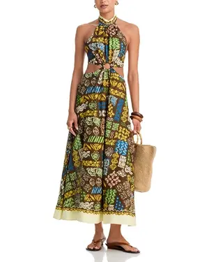 ALEMAIS Minnie Midi Dress