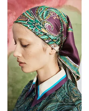 ALEMAIS Ruthie Silk Scarf