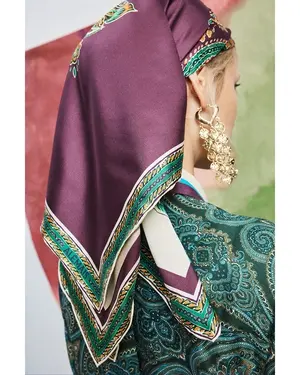 ALEMAIS Ruthie Silk Scarf