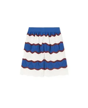 La DoubleJ Textured Zigzag Knit Shorts