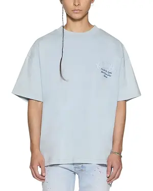 Ksubi Stellar Ekcess Ice Mist Logo T-shirt