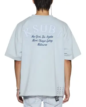 Ksubi Stellar Ekcess Ice Mist Logo T-shirt