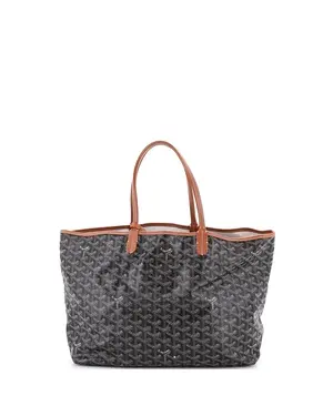 Goyard Pm Saint Louis Tote Coated Canvas - Black