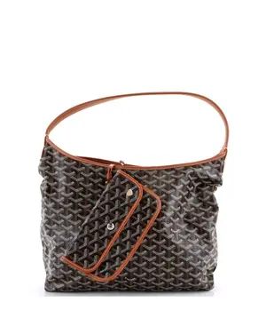 Goyard Boheme Hobo Coated Canvas - Brown