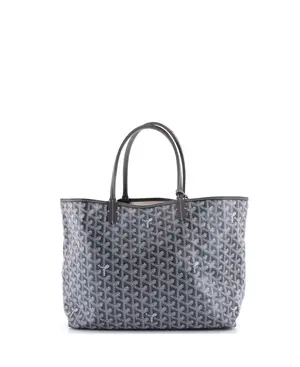 Goyard Pm Saint Louis Tote Coated Canvas - Gray