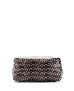 Goyard Gm Saint Louis Tote Coated Canvas - Black
