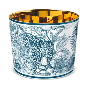 SIEGER BY FURSTENBERG Sip Of Gold Tumbler Paraiso, Jungle - Blue