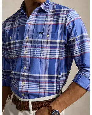 Polo Ralph Lauren Classic Fit Plaid Oxford Workshirt