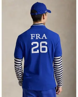 Polo Ralph Lauren Classic Fit France Polo Shirt - Royal