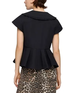 GANNI Cotton Poplin Blouse
