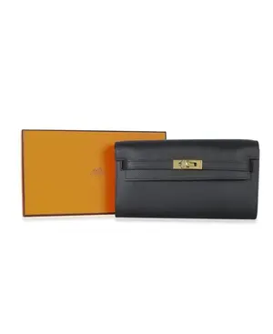 Hermès Kelly To Go Wallet Leather Handbag