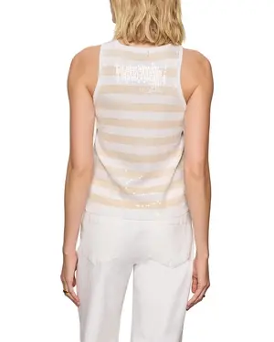 Sanctuary Striped Sequin Tank