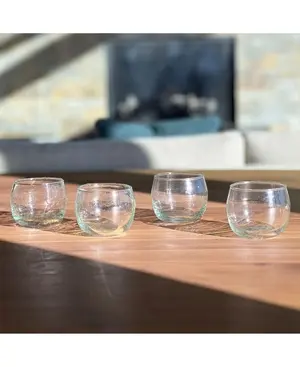 VERVE CULTURE Stemless Wine Goblets Set Of 4