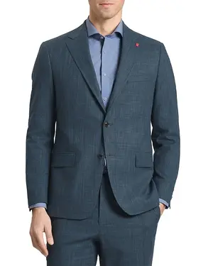 Ted Baker London Wright Plaid Modern Fit Suit Jacket - Dark Teal