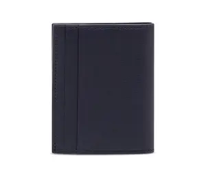 FERRAGAMO Blue Classic Credit Card Holder