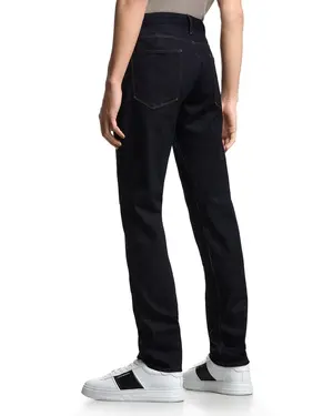 Emporio Armani Essential J06 Slim Fit Stretch Cotton Denim Jeans - Dark Blue Denim