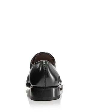 FERRAGAMO Angiolo Leather Plain Toe Oxfords
