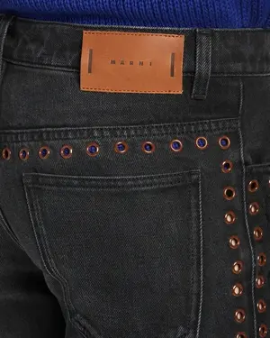 Marni Grommet Slim Fit Jeans