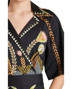 TEMPERLEY LONDON Juniper Wrap Dress - Black