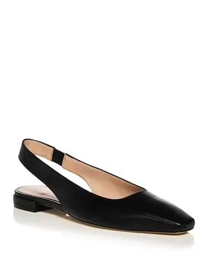 Calfskin Pointed Toe Flats
