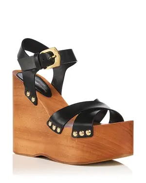 Stuart Weitzman Platform Clogs