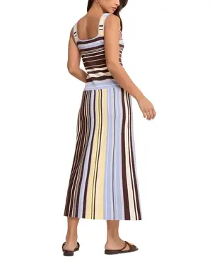 NOBODY'S CHILD Multi Stripe Knit Dress