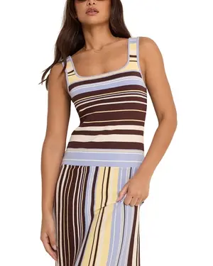 NOBODY'S CHILD Multi Stripe Knit Dress