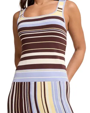 NOBODY'S CHILD Multi Stripe Knit Dress
