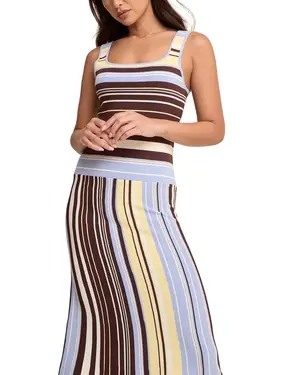 NOBODY'S CHILD Multi Stripe Knit Dress