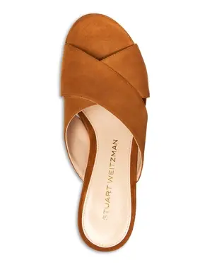 STUART WEITZMAN Dyna Platform Sandals - Boho Tan
