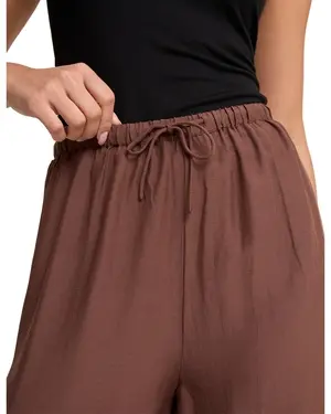 NOBODY'S CHILD Violet Wide-leg Cuffed Pants