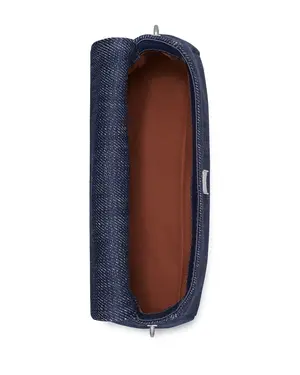 Tory Burch Charlie Denim Shoulder Bag - Midnight