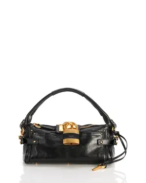 Chloé Paddington Small Leather Shoulder Bag - Black
