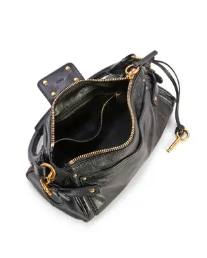 Chloé Paddington Small Leather Shoulder Bag - Black