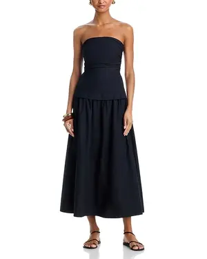 Xirena Ciara Cotton Dress - Black