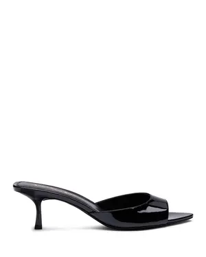 STUART WEITZMAN Lexington 50 Mules - Black