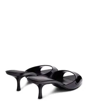 STUART WEITZMAN Lexington 50 Mules - Black