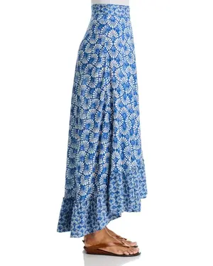 Xirena Janey Wrap Skirt With Tie Detail