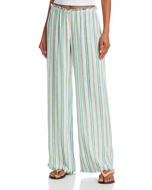 Xirena Joseph Striped Linen-blend Pants