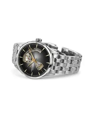 Hamilton Jazzmaster Open Heart Automatic Watch, 42mm - Grey/silver