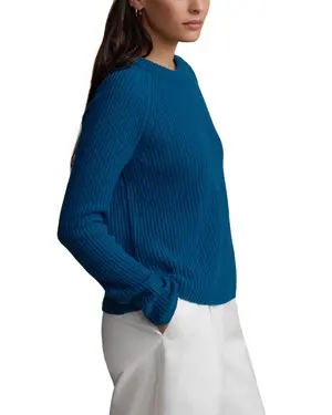 Jenni Kayne Cashmere Fisherman Sweater - Ocean