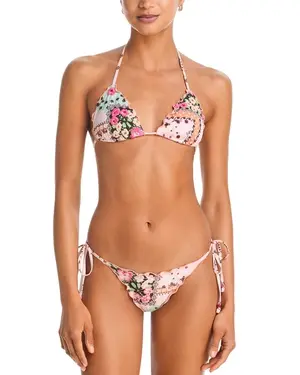 Agua Bendita X Lolita Ruched Bikini Top